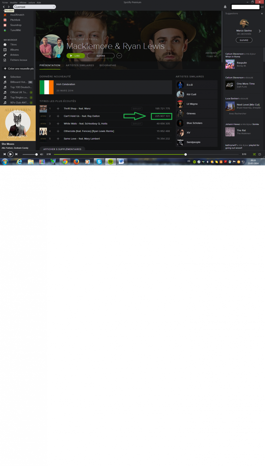 Top Streaming Songs (All Time Songs) - Page 3 - Les Chiffres de ventes ...