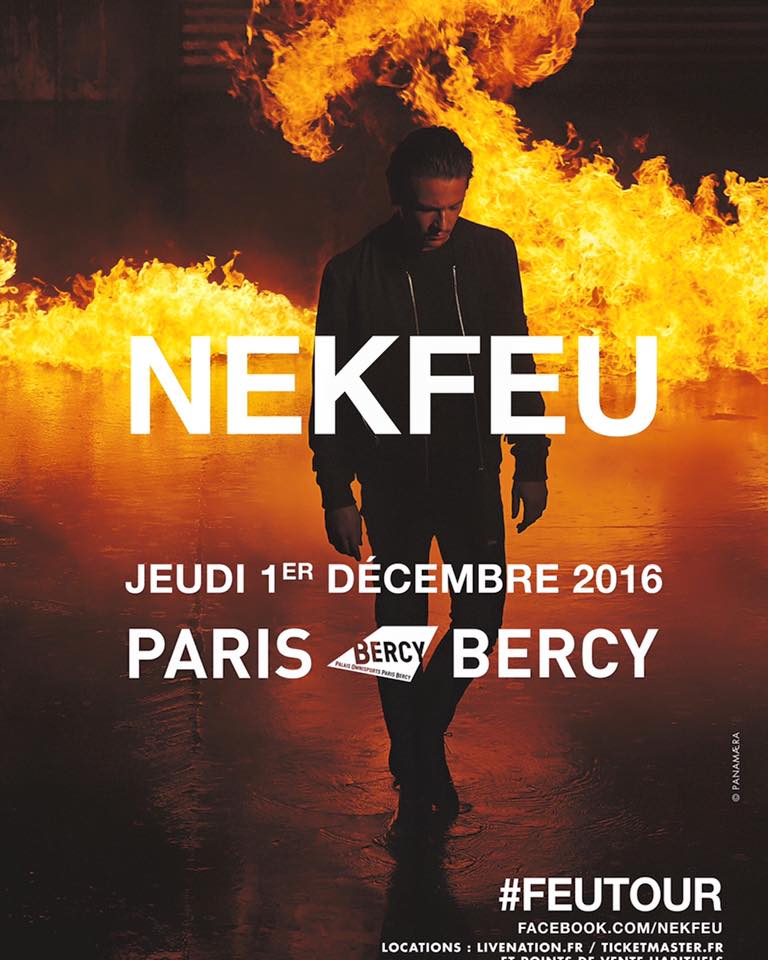 Nekfeu - #FEUTOUR 2015/2016 - Concerts - Pure Charts