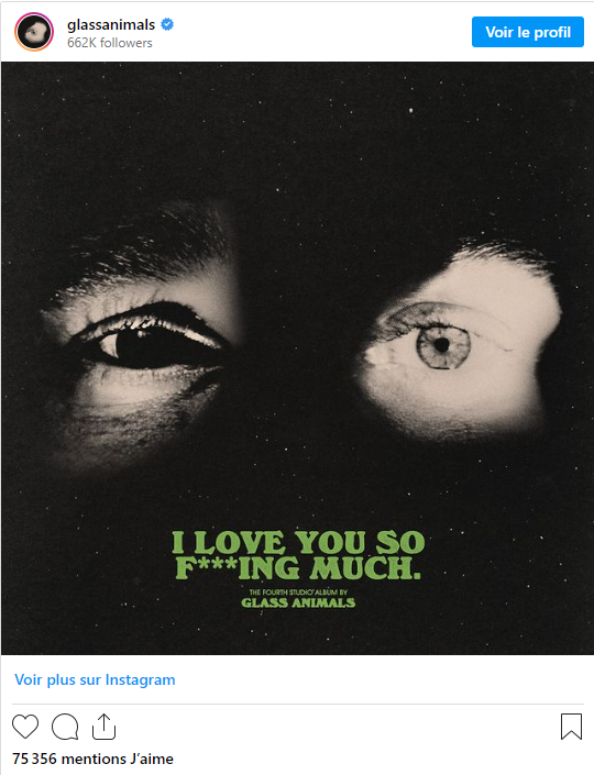 Glass Animals - I LOVE YOU SO F***ING MUCH. (19/07/24) - Creatures in ...