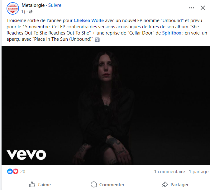 Chelsea Wolfe - Hiss Spun - Rock / Folk / Indé - Pure Charts