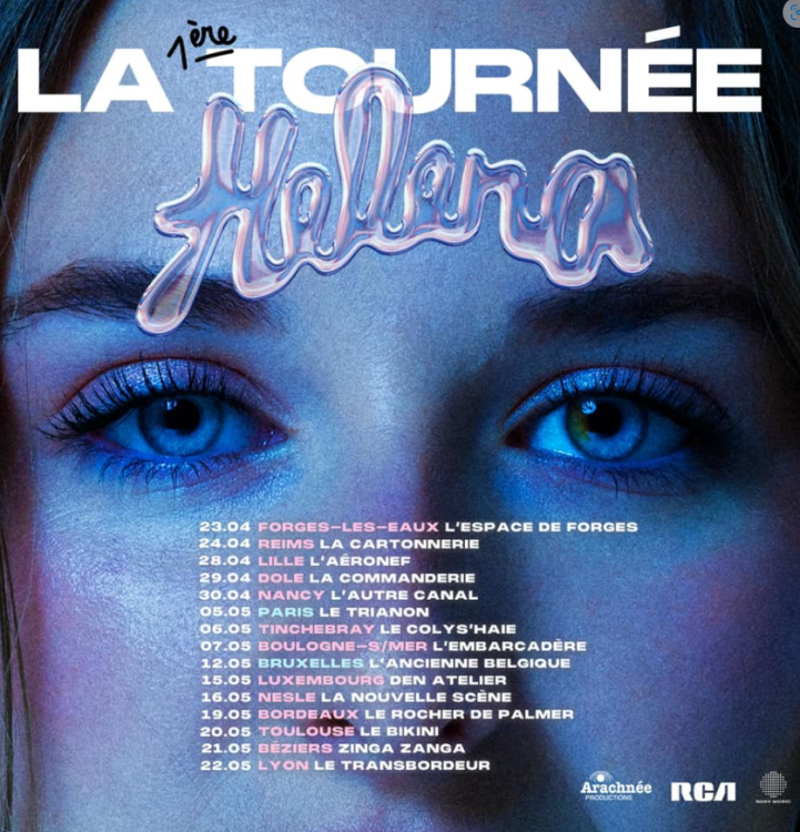 HELENA - La Tournée - Concerts - Pure Charts