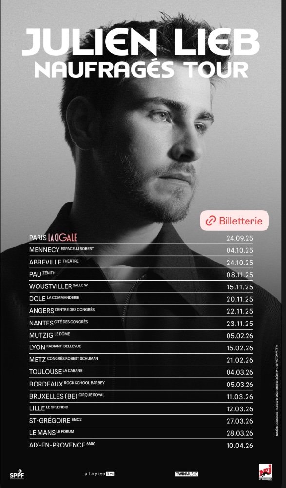 Julien LIEB - Autrement (2e single) // Naufragé (Album) le 26.09.25 ...