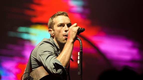 Coldplay en concert au Casino de Paris le 28 mai 2014