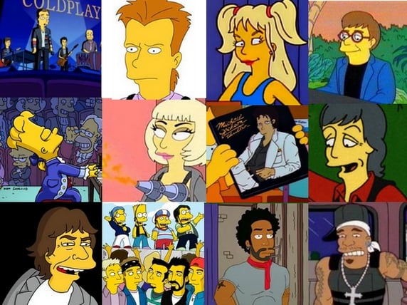 Les Simpson : ces stars de la musique qui ont été dessinées dans la série