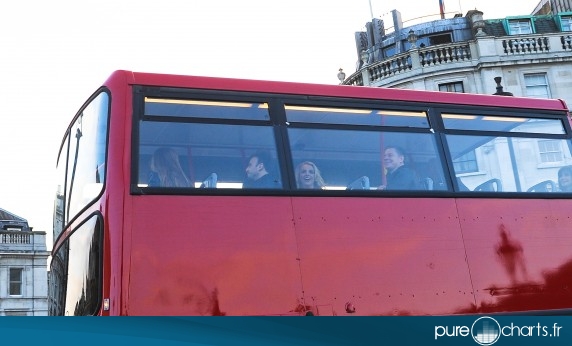 Britney Spears visite Londres en tour-bus : photos