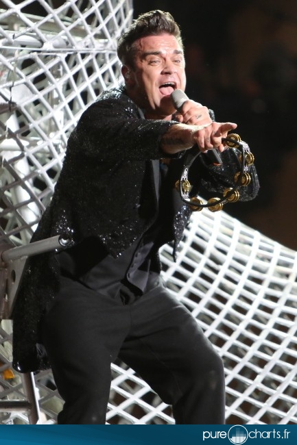 Robbie Williams au Stade Etihad de Manchester : photos