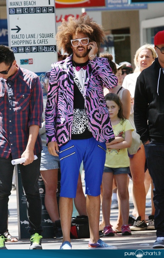 Sur le tournage du nouveau clip de Redfoo (LMFAO) : photos