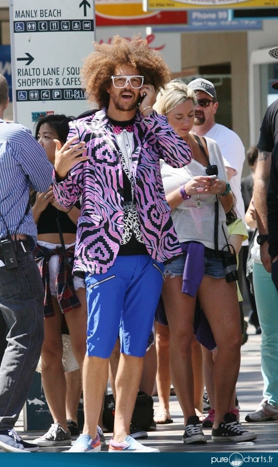 Sur le tournage du nouveau clip de Redfoo (LMFAO) : photos